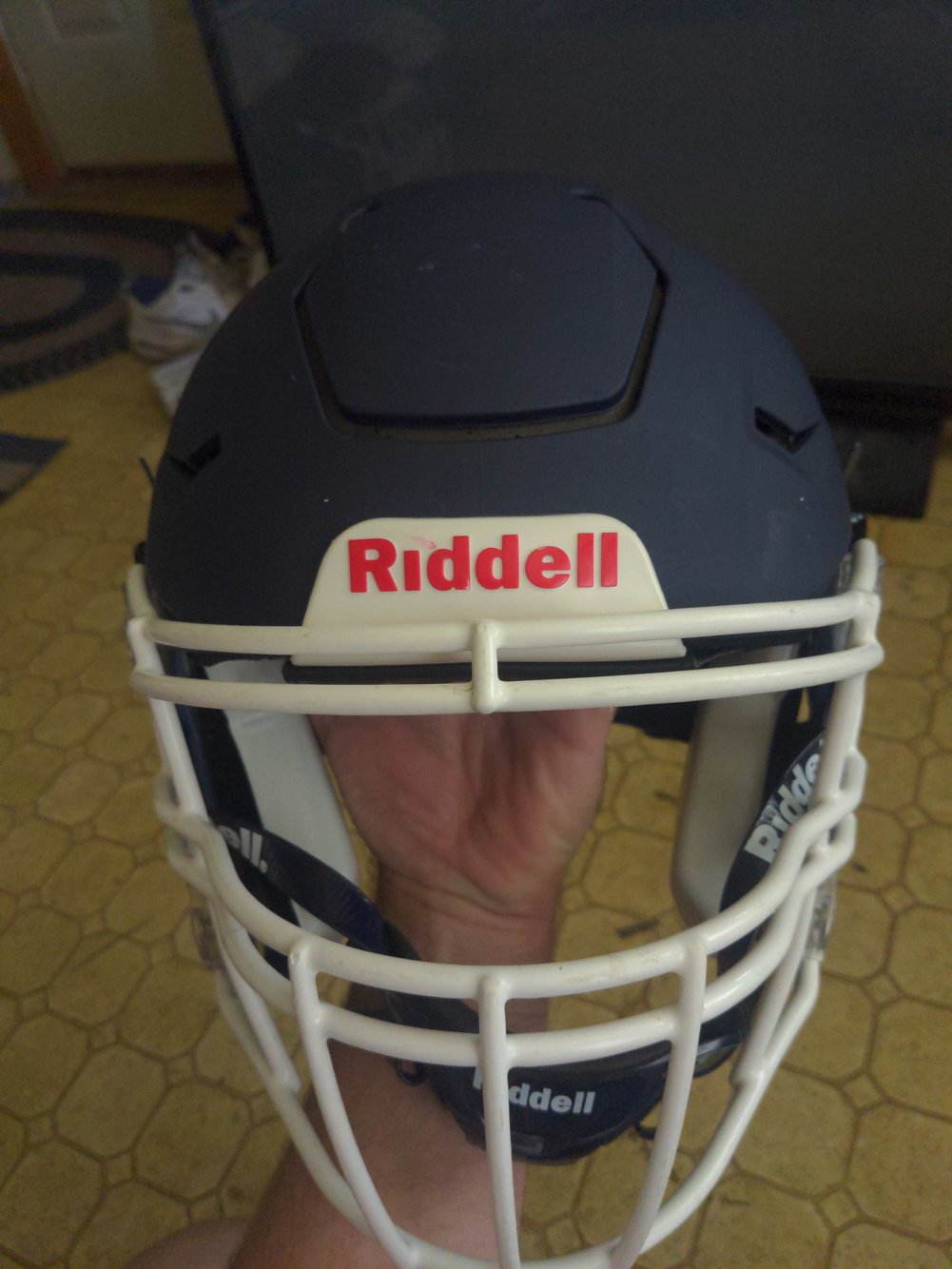 Adult large matte navy Riddell SpeedFlex Helmet | SidelineSwap