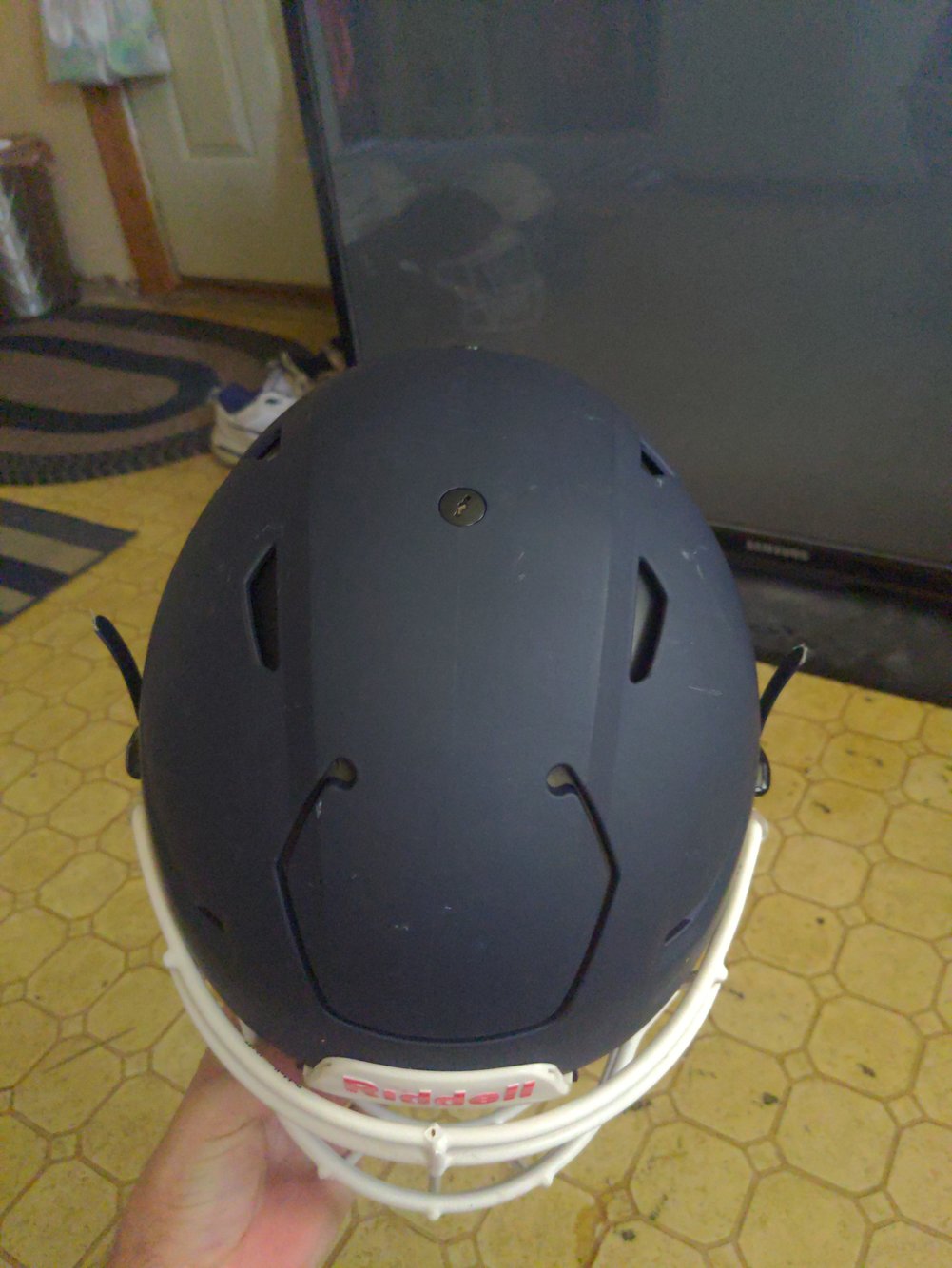 Adult large matte navy Riddell SpeedFlex Helmet | SidelineSwap