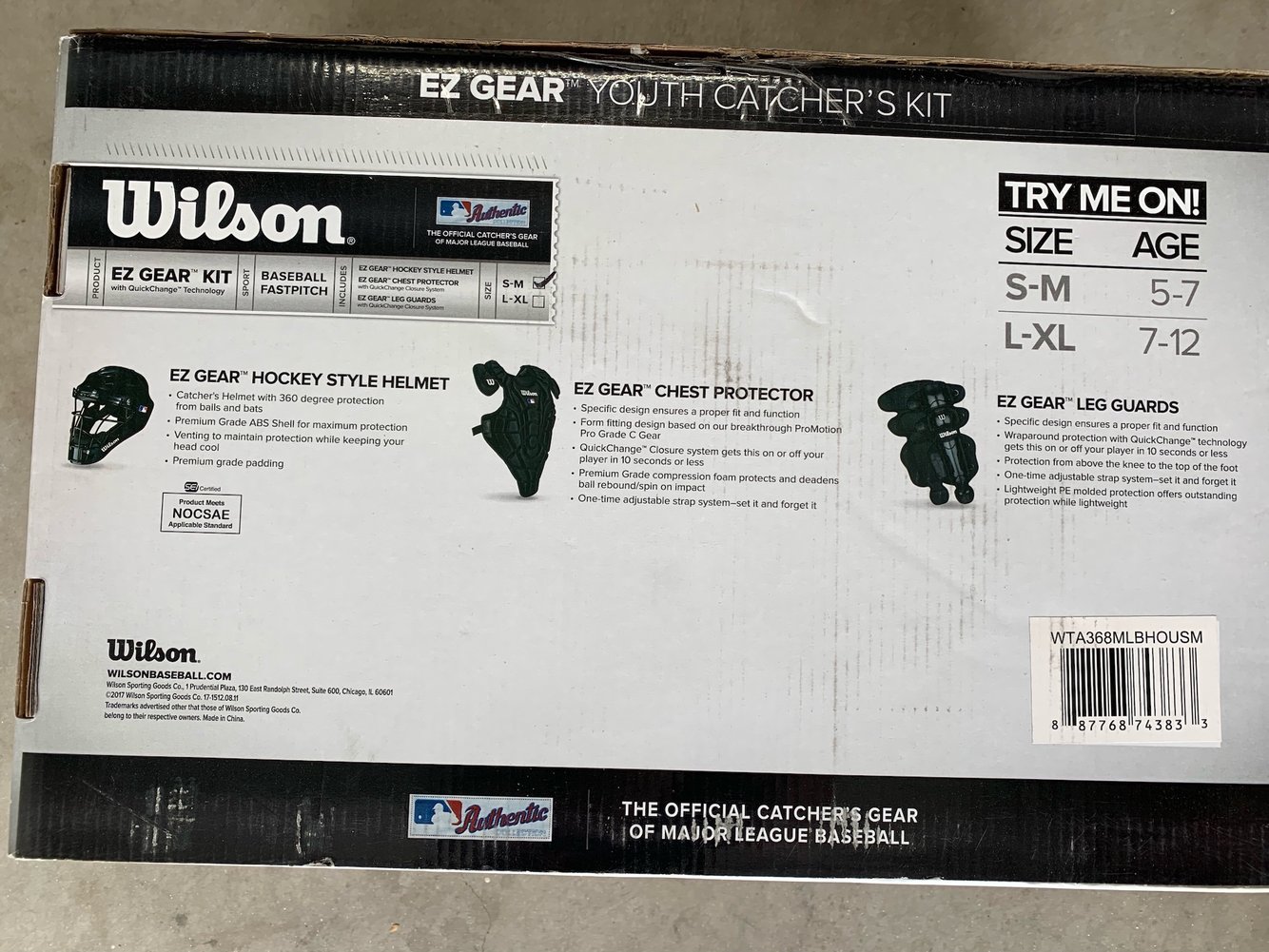 Wilson EZ Gear Catchers Kit | SidelineSwap