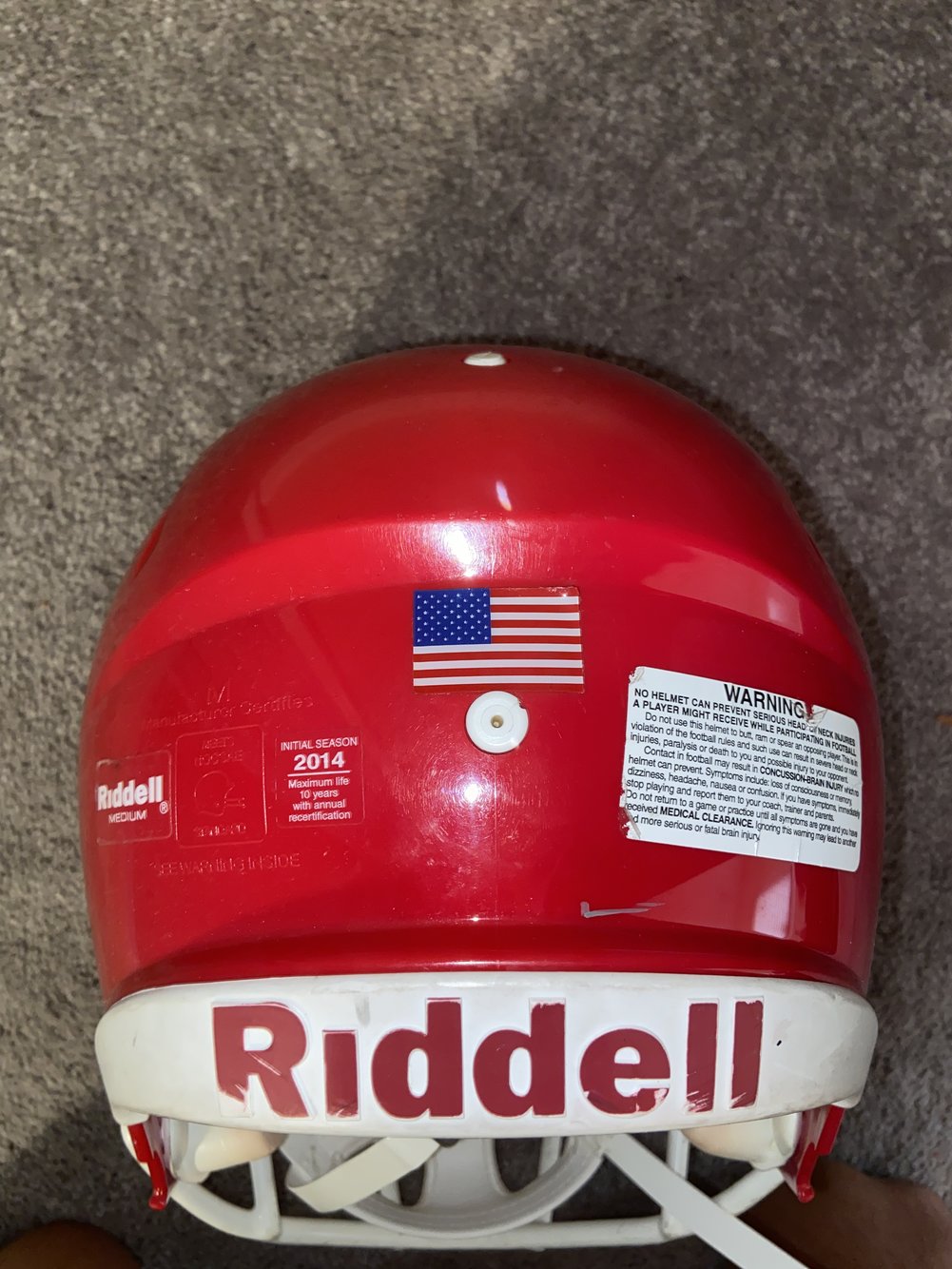 Red Medium Riddell Revo Speed Helmet | SidelineSwap