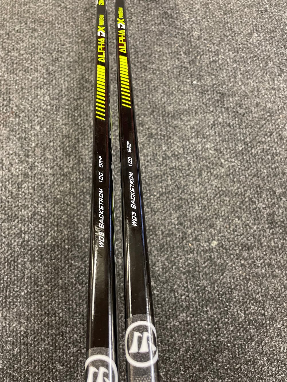 New Senior Warrior Left Hand Alpha DX Hockey Stick Toe Pattern Pro ...