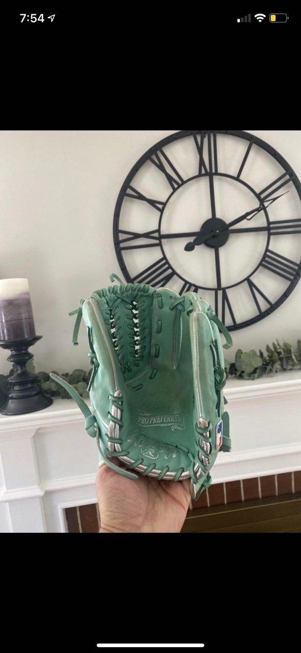 Green High School/College Catcher's 12" Pro elite Baseball Glove ...