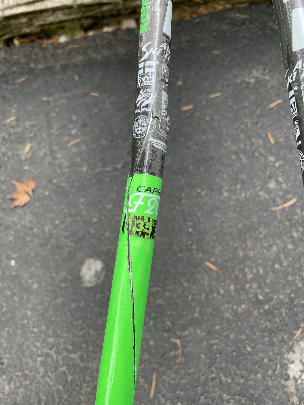 Komperdell 135 cm Carbon GS Poles | SidelineSwap