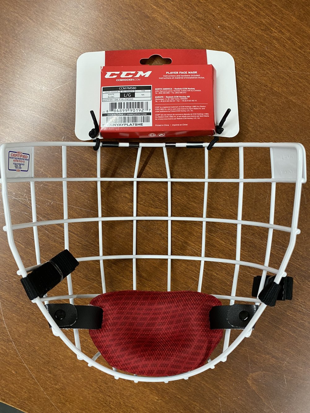 New Large White CCM FM580 Cages | SidelineSwap