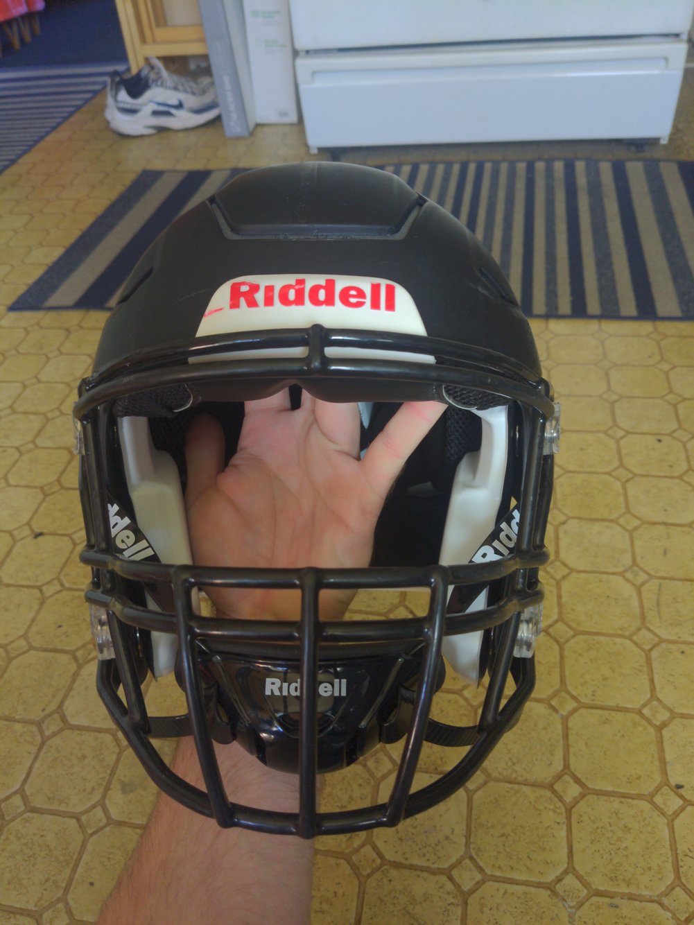 Adult XL matte black Riddell SpeedFlex Helmet | SidelineSwap