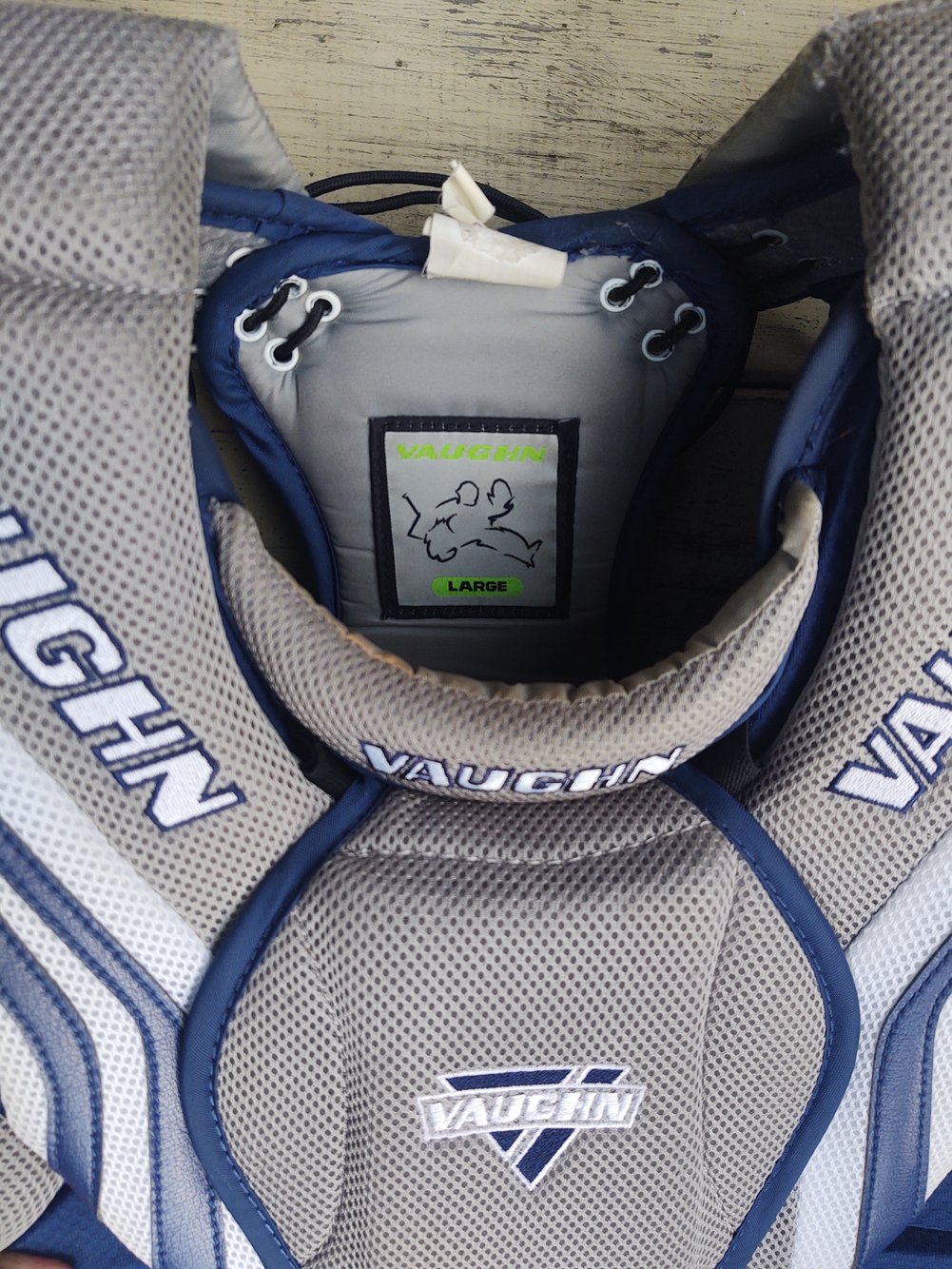 Junior Used Large Vaughn Ventus SLR Goalie Chest Protector | SidelineSwap