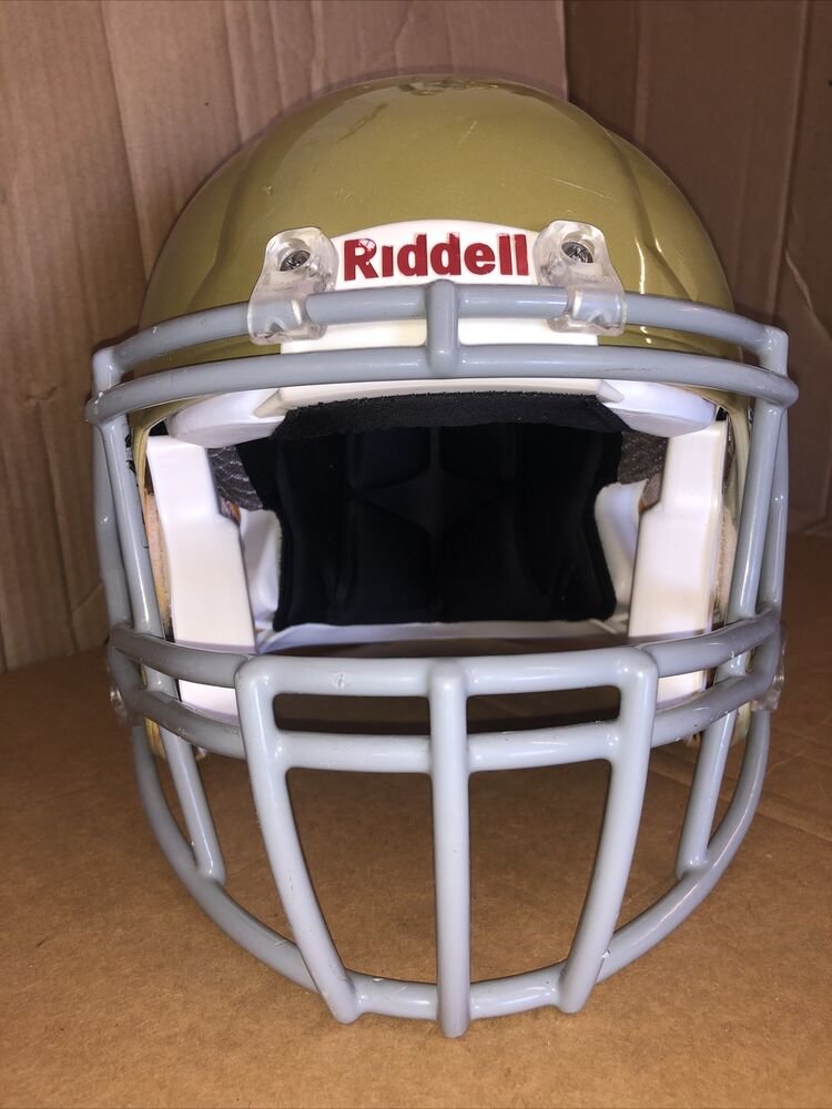 USED RIDDELL ADULT SPEED FOOTBALL HELMET - MEDIUM - VEGAS GOLD ...