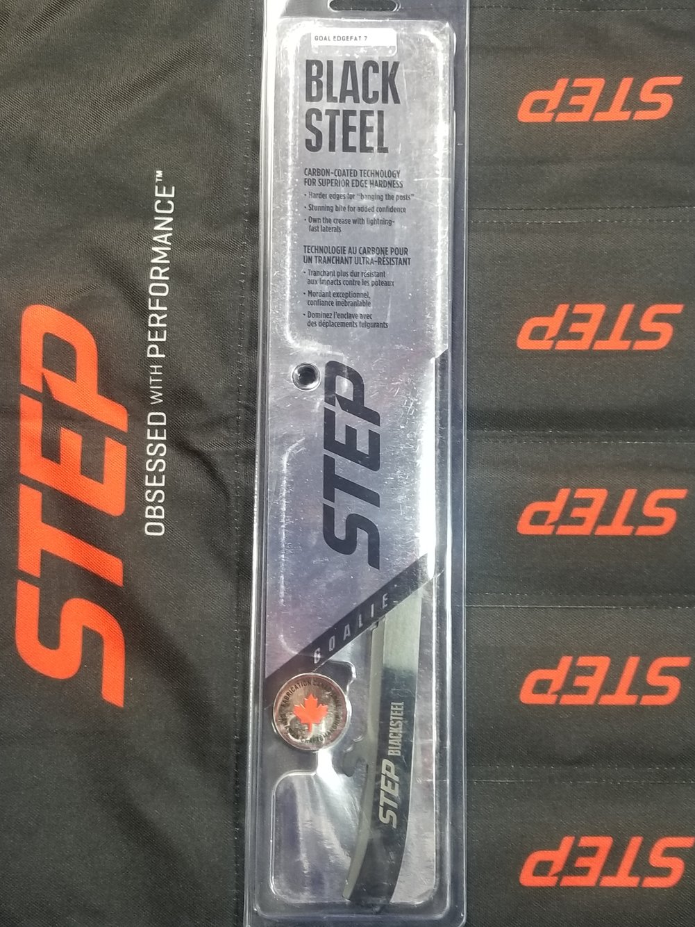 Brand New Step Steel ST Goal EDGE Fat Blacksteel size 7 for the Bauer ...