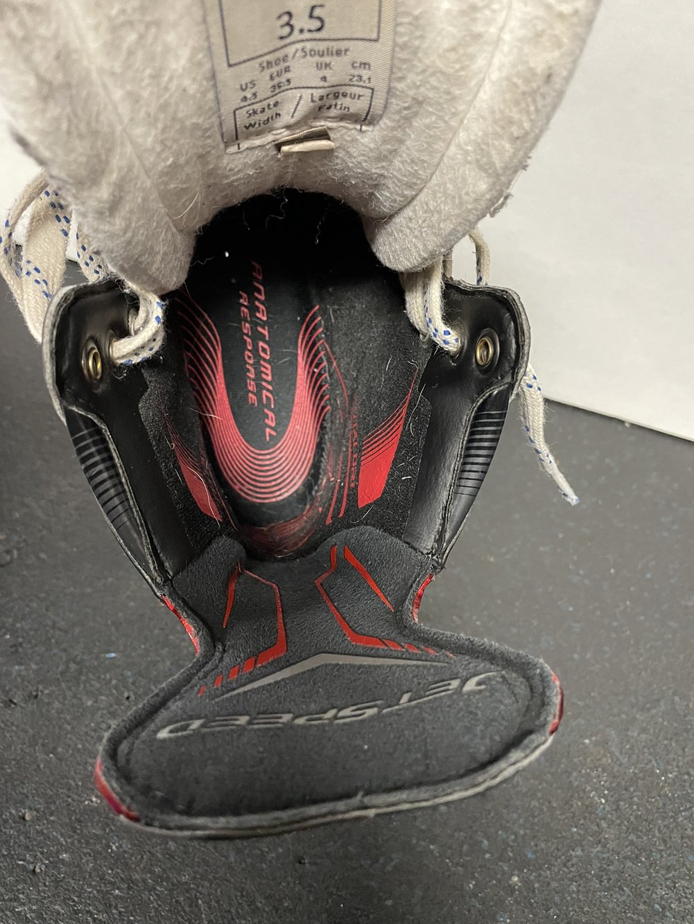 Used CCM JetSpeed Control Hockey Skates Size 3.5D | SidelineSwap