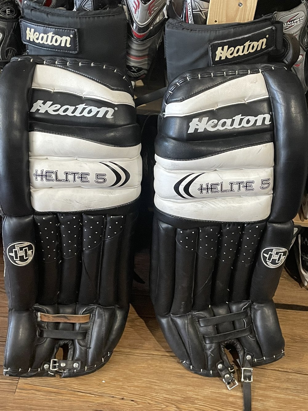 Heaton Helite 5 goalie leg pads | SidelineSwap