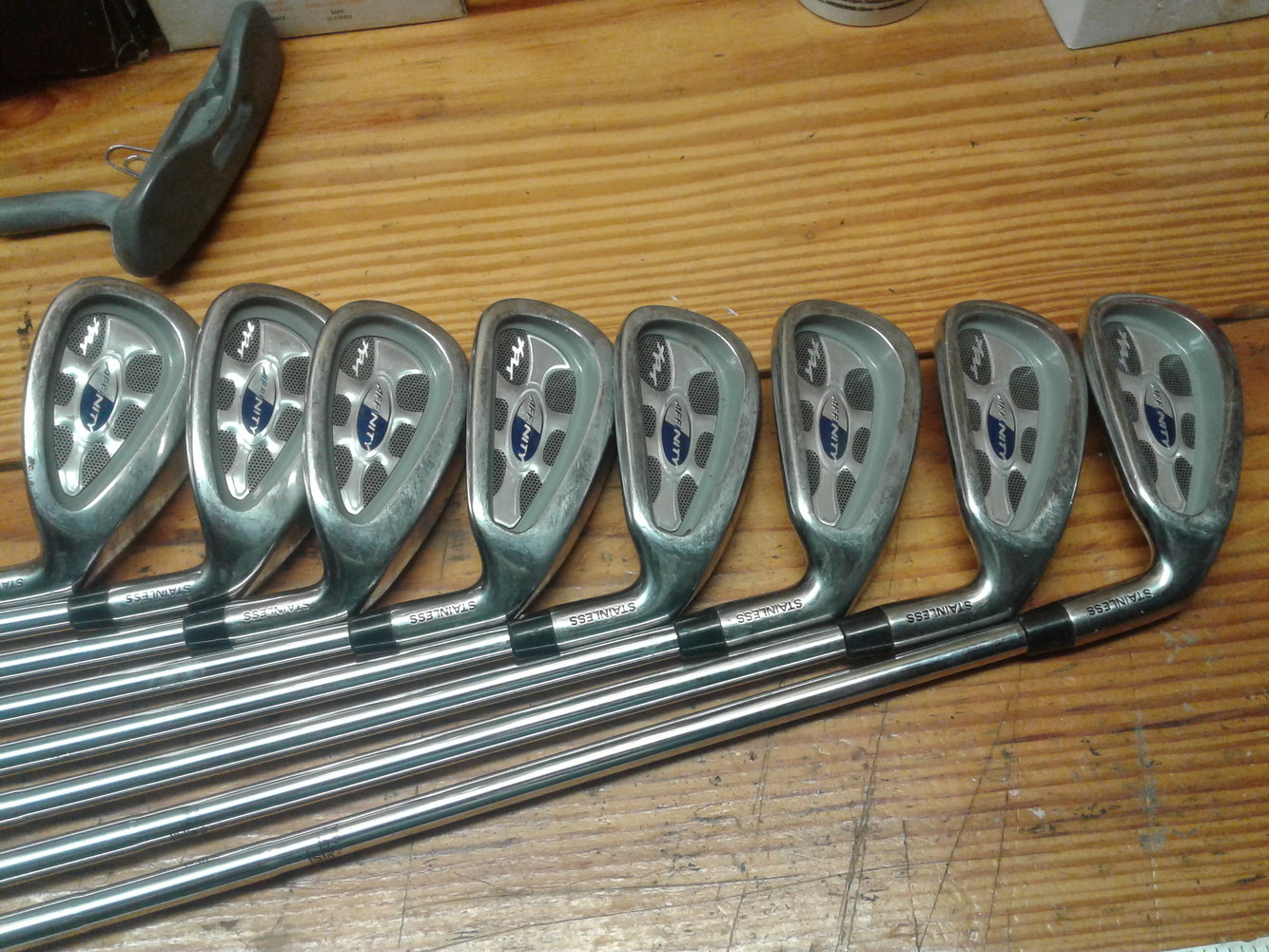 Affinity XRT Irons set 4-PW; Affinity Power Cube Driver; 5W and Warrior ...