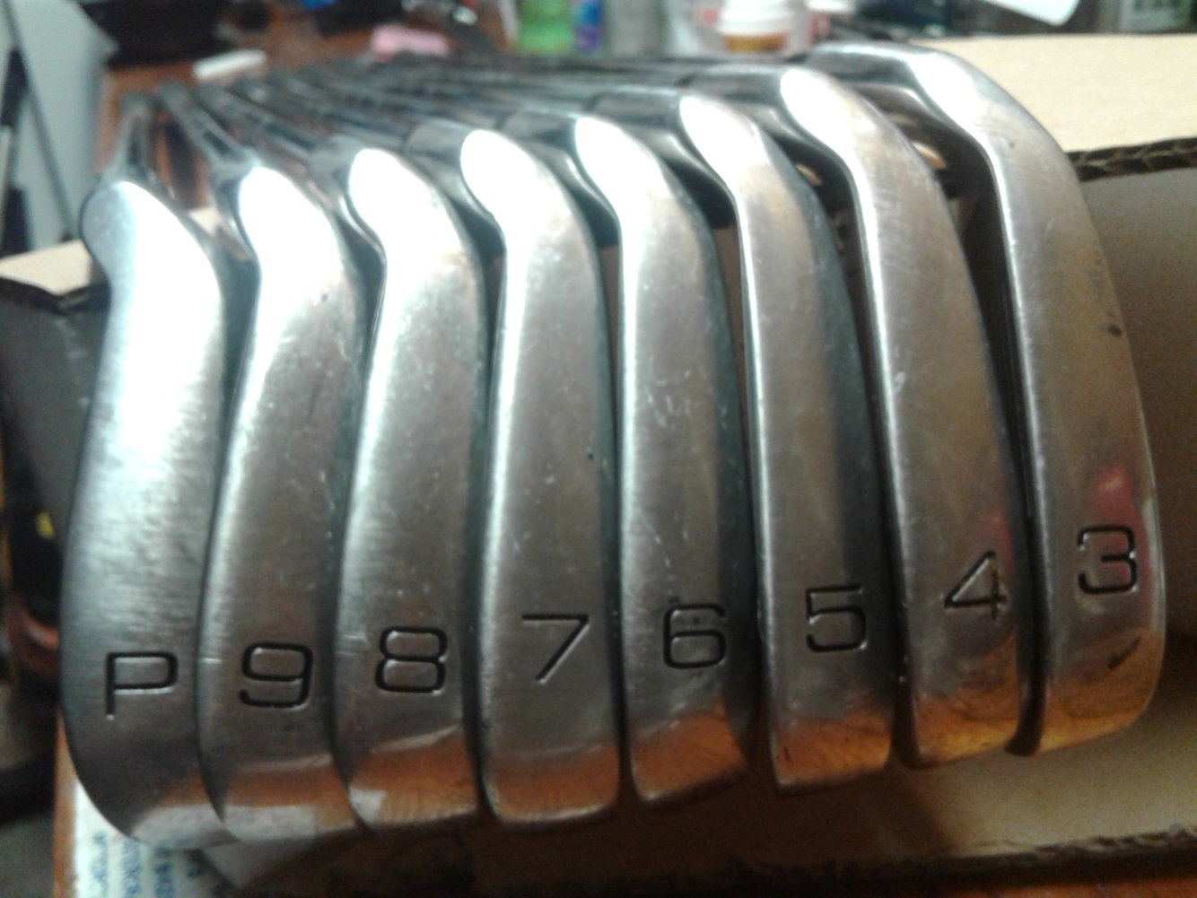 Affinity XRT Irons set 4-PW; Affinity Power Cube Driver; 5W and Warrior ...