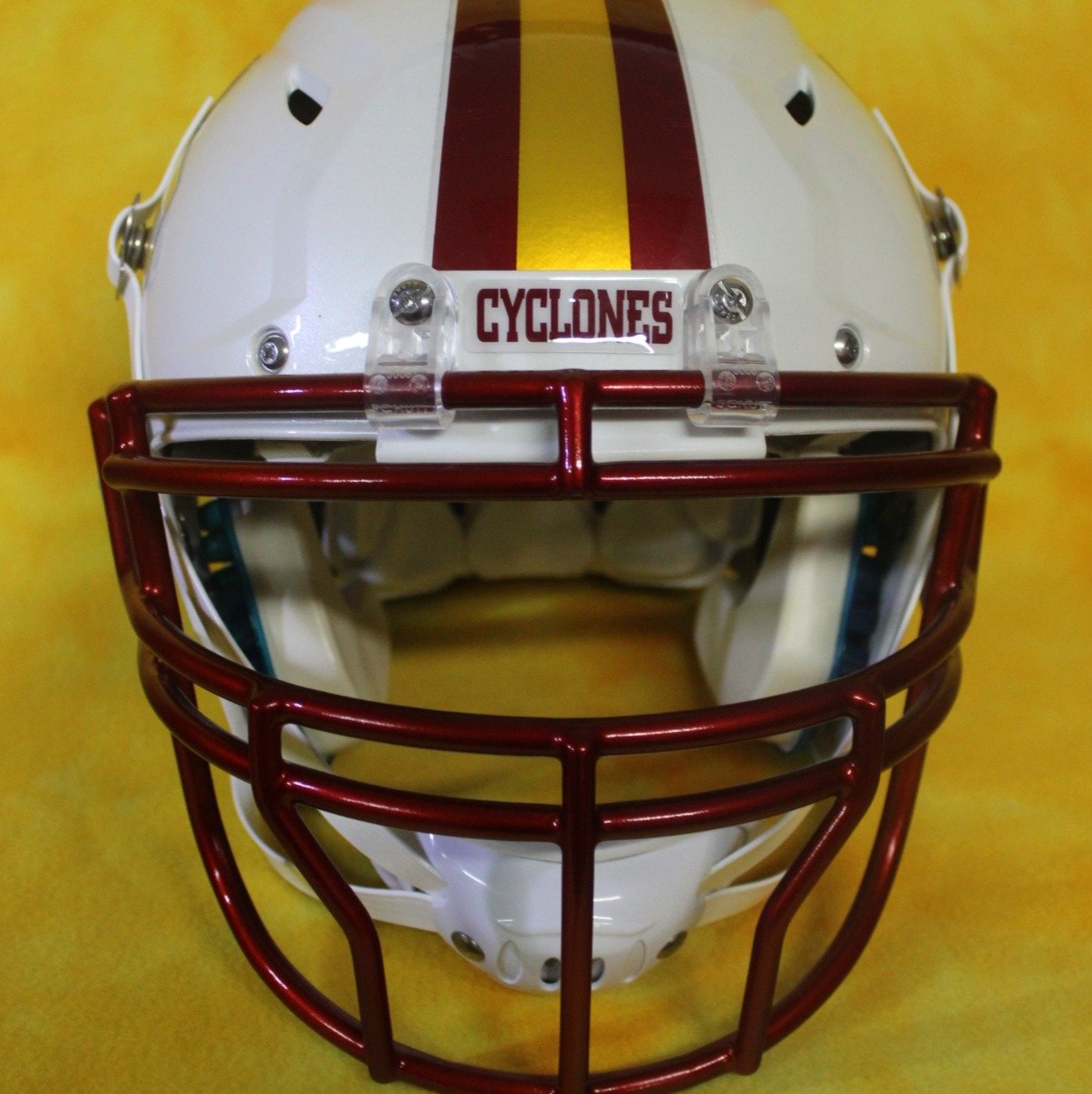 Look! Iowa State Cyclones super custom fullsize football helmet Schutt ...