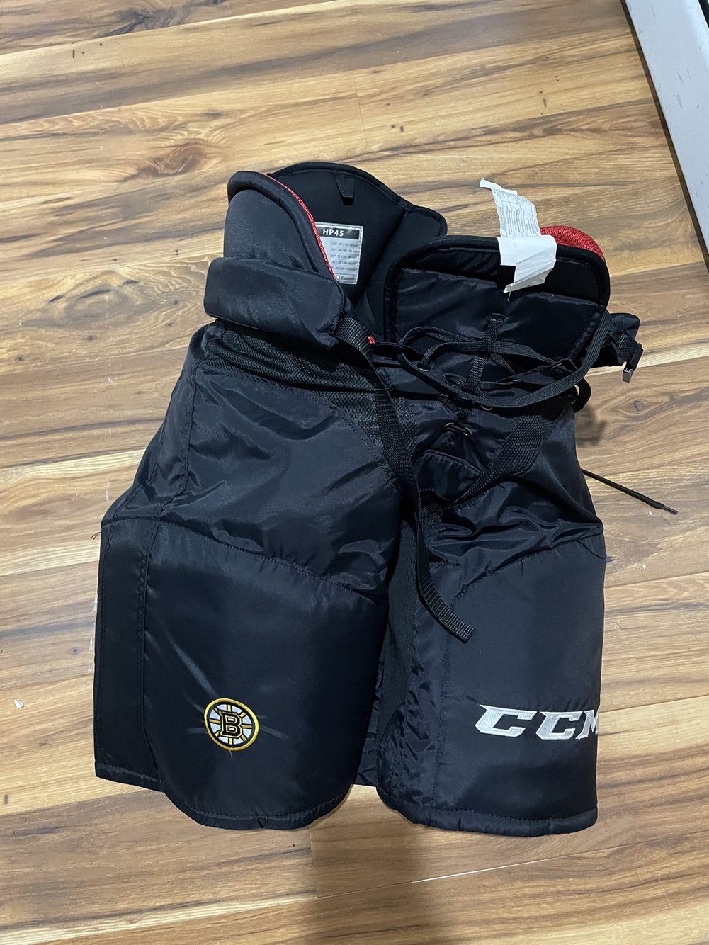 Black Senior Medium CCM Pro Stock HP45 Hockey Pants | SidelineSwap