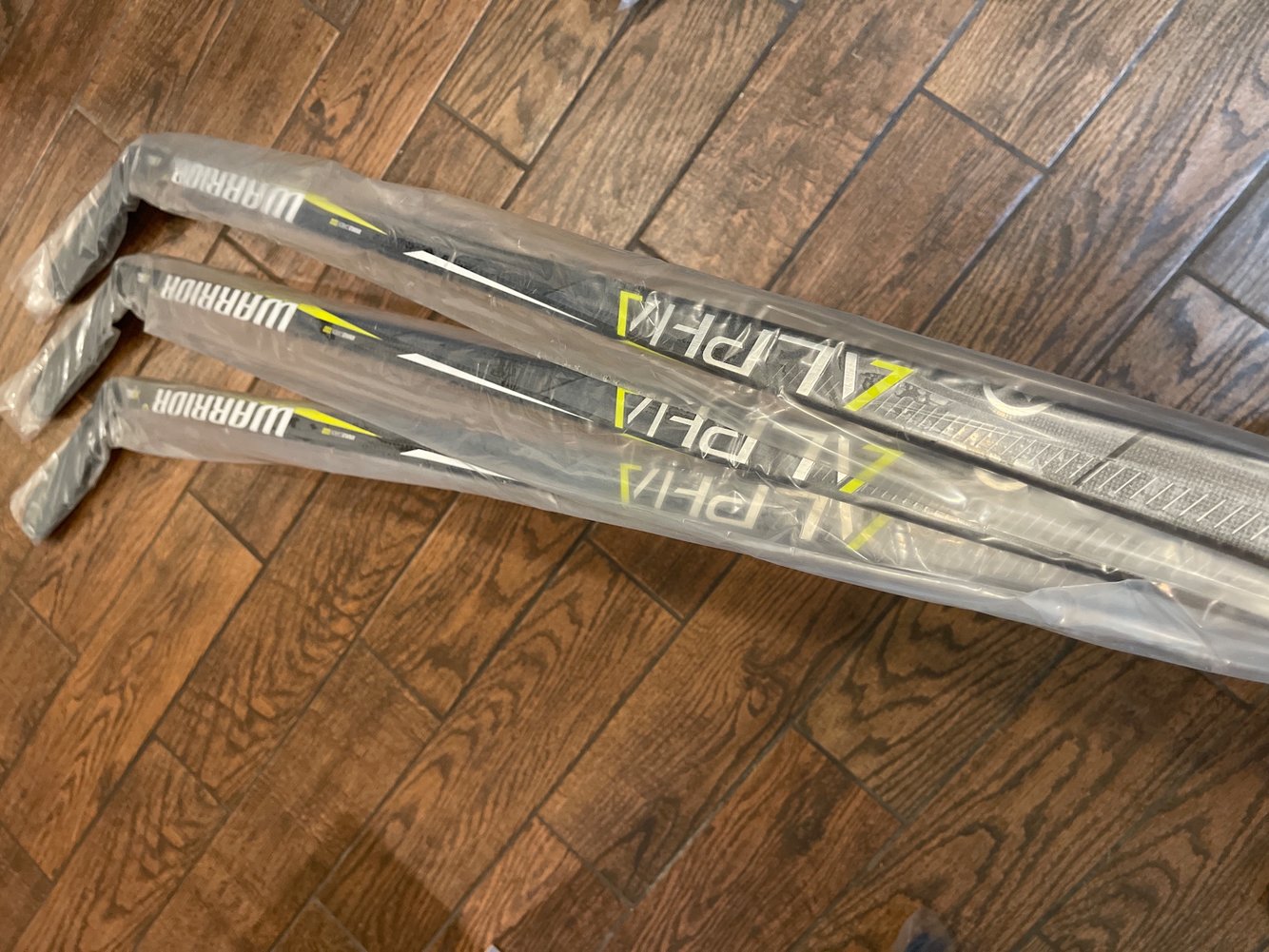 3 Pack Warrior Pro Stock Alpha QX 80 Flex P91 Hockey Sticks | SidelineSwap