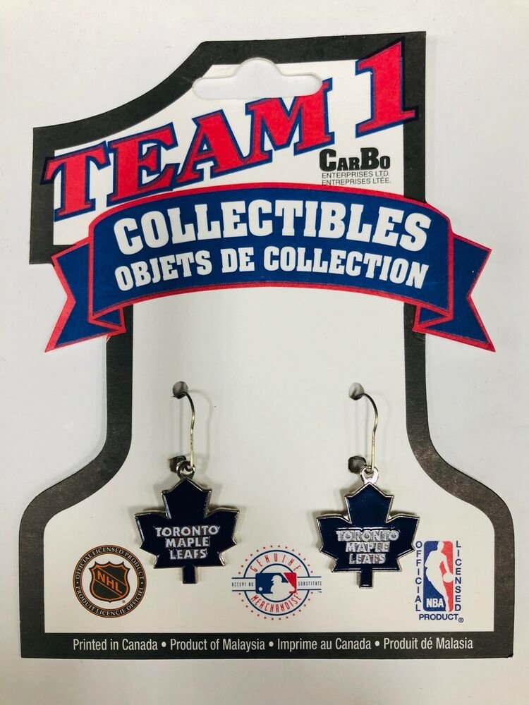 New Toronto Maple Leafs Memorabilia NHL Fan Pack Pin Banner Earring Set ...