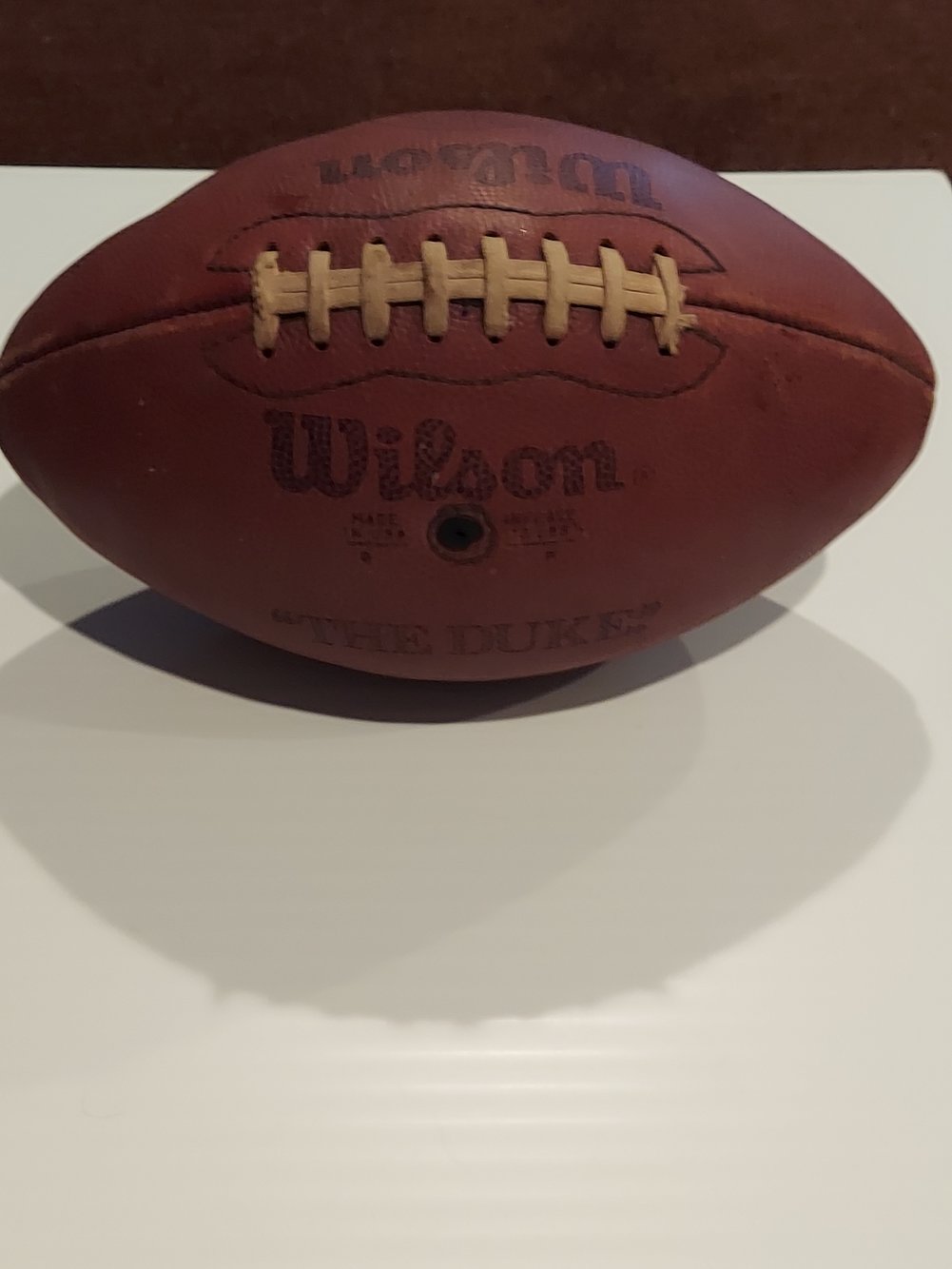 Used Vintage Wilson "The Duke" Leather Football | SidelineSwap