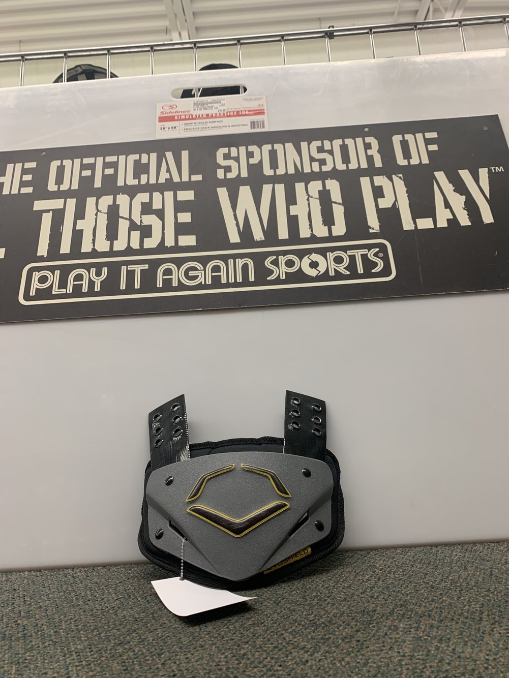 EvoShield Used Football Backplate | SidelineSwap