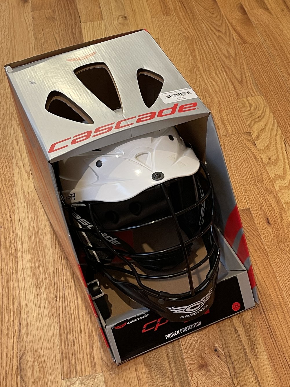 White New Cascade CPX-R Helmet | SidelineSwap