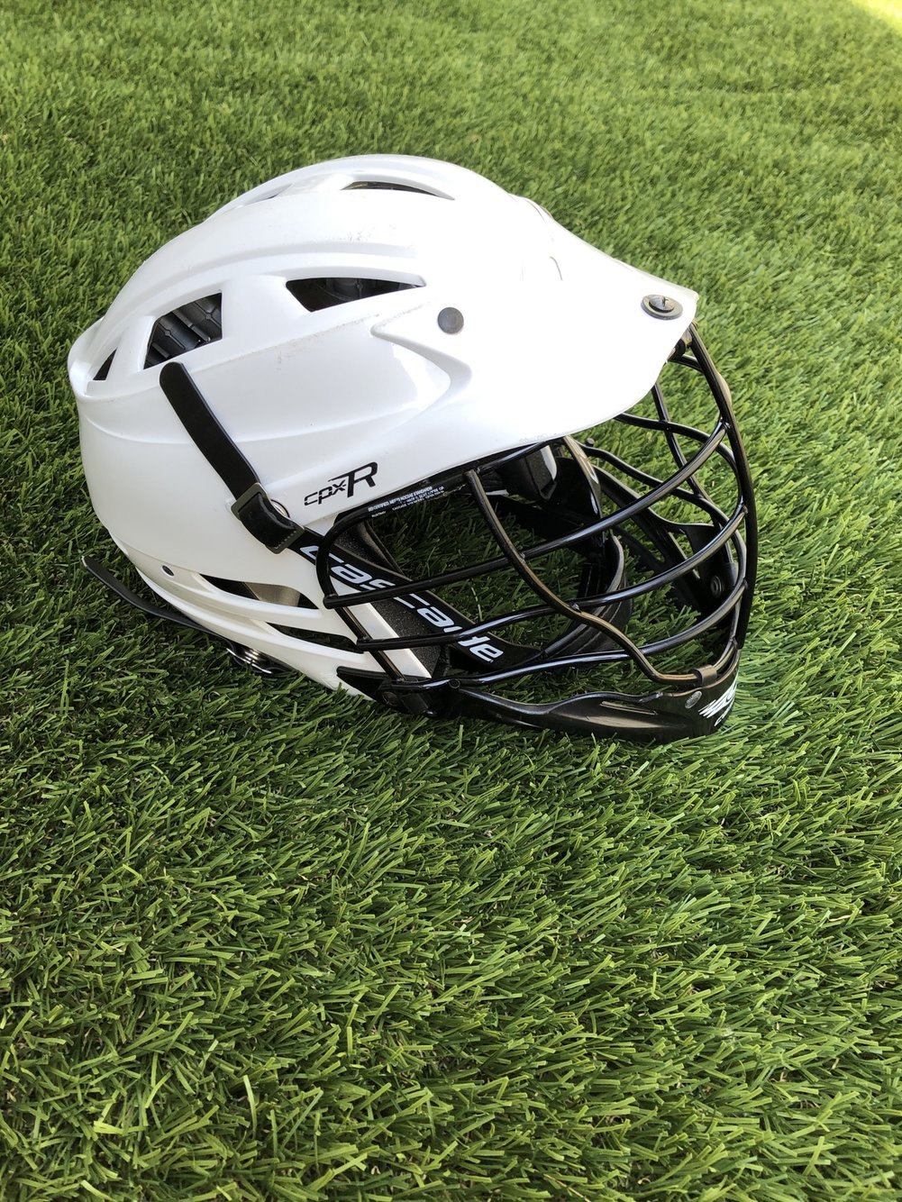 White Youth Player's Cascade CPX-R Helmet | SidelineSwap