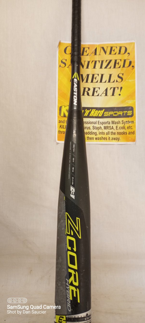 Used BBCOR Certified 2017 Easton Hybrid Z-Core Bat (-3) 30 oz 33 ...