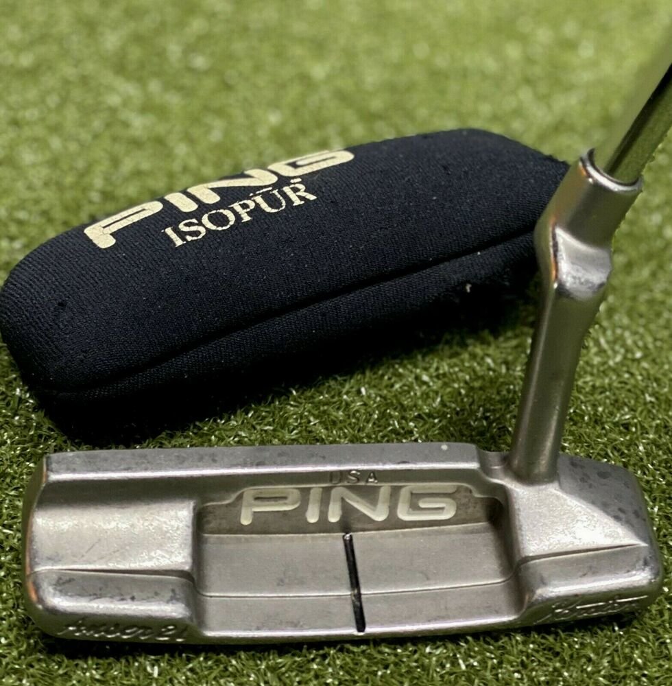 PING Isopur Karsten Anser 2i Blade LEFT Hand Putter 35" w/ Headcover ...