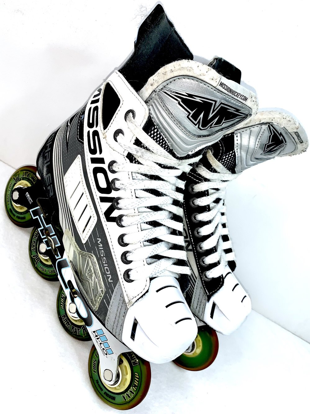 Mission Inhaler AC4 Senior Inline Hockey Skates Size 7.5D (Men 9 US ...