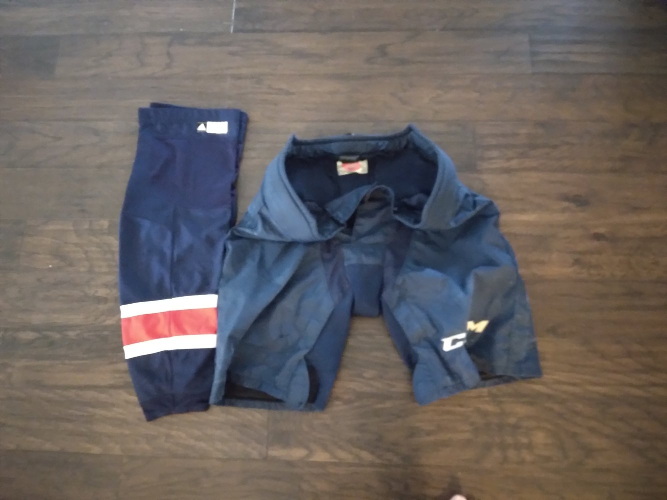 Washington Capitals Socks and Pant Shell Pro Stock. | SidelineSwap