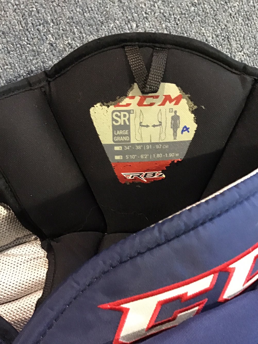 University of Michigan Ann Arbor Game Used Pro Stock CCM RBZ 150 Pants ...