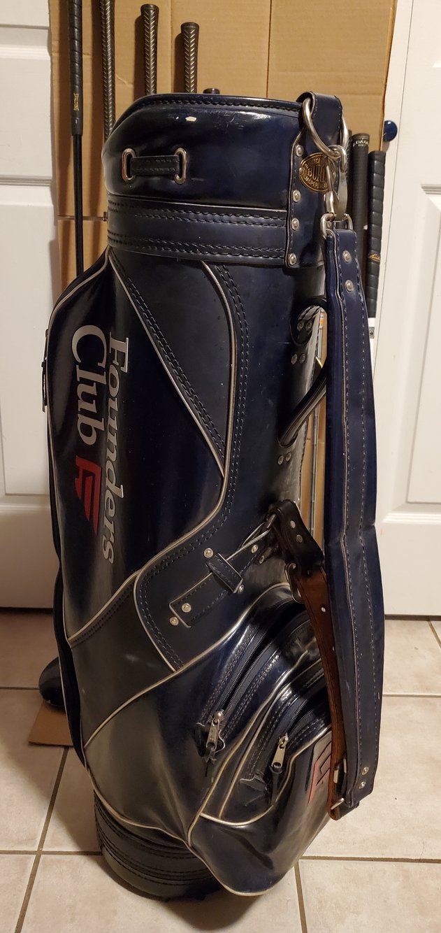 USA THEMED Men's Right Handed Clubs Full 15 Piece Set Plus More ...