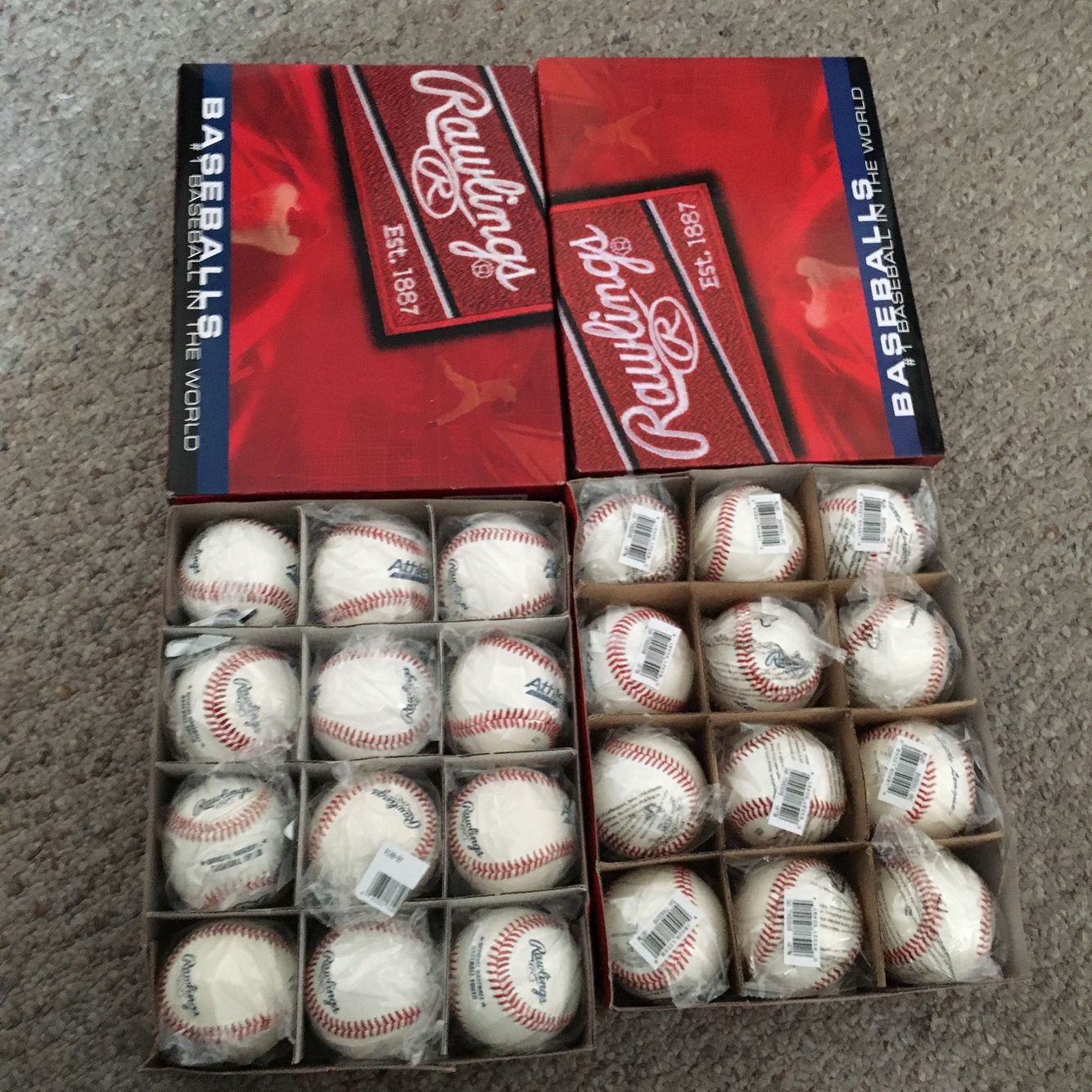 2 Dozen New Rawlings Baseballs | SidelineSwap
