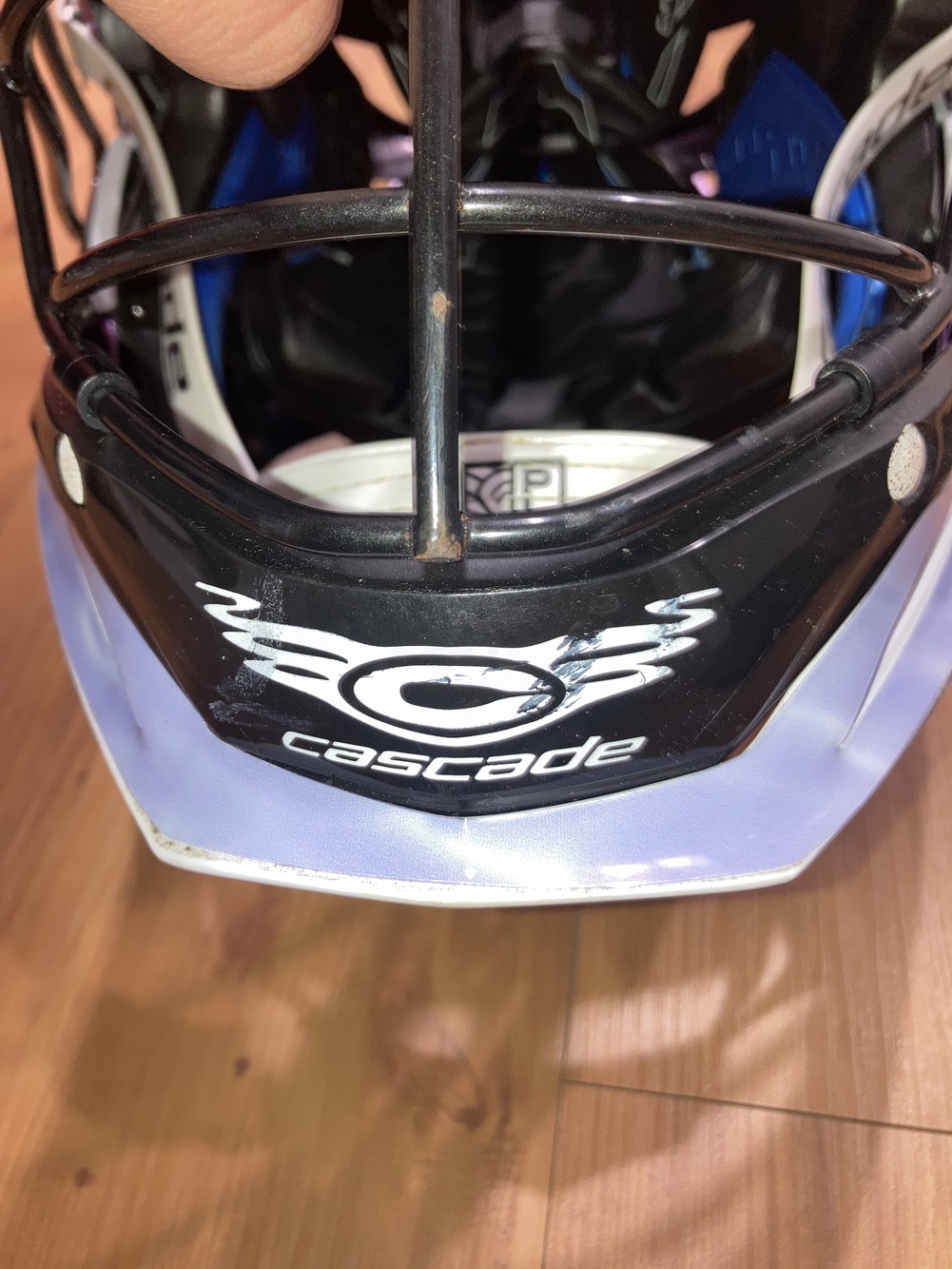 Pro PLL Waterdogs 2021 Purple Chrome Cascade XRS Season Used Helmet ...