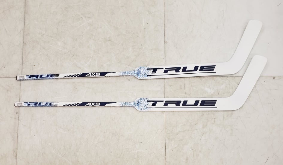 2-Pack True AX9 Pro Stock Goal Sticks Hellebuyck 26" Paddle Mid-Heel ...