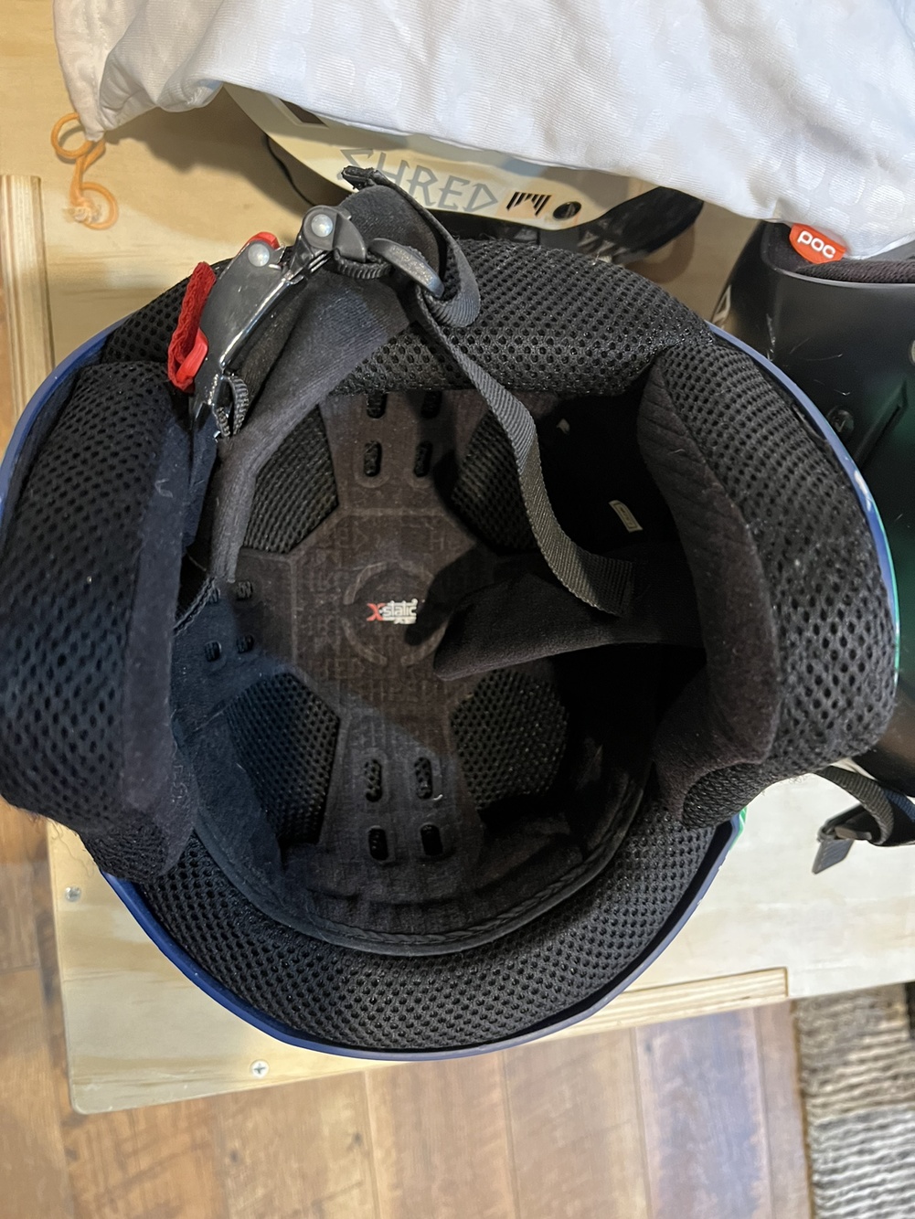 Shred Brain bucket Helmet Medium/large, FIS Legal | SidelineSwap