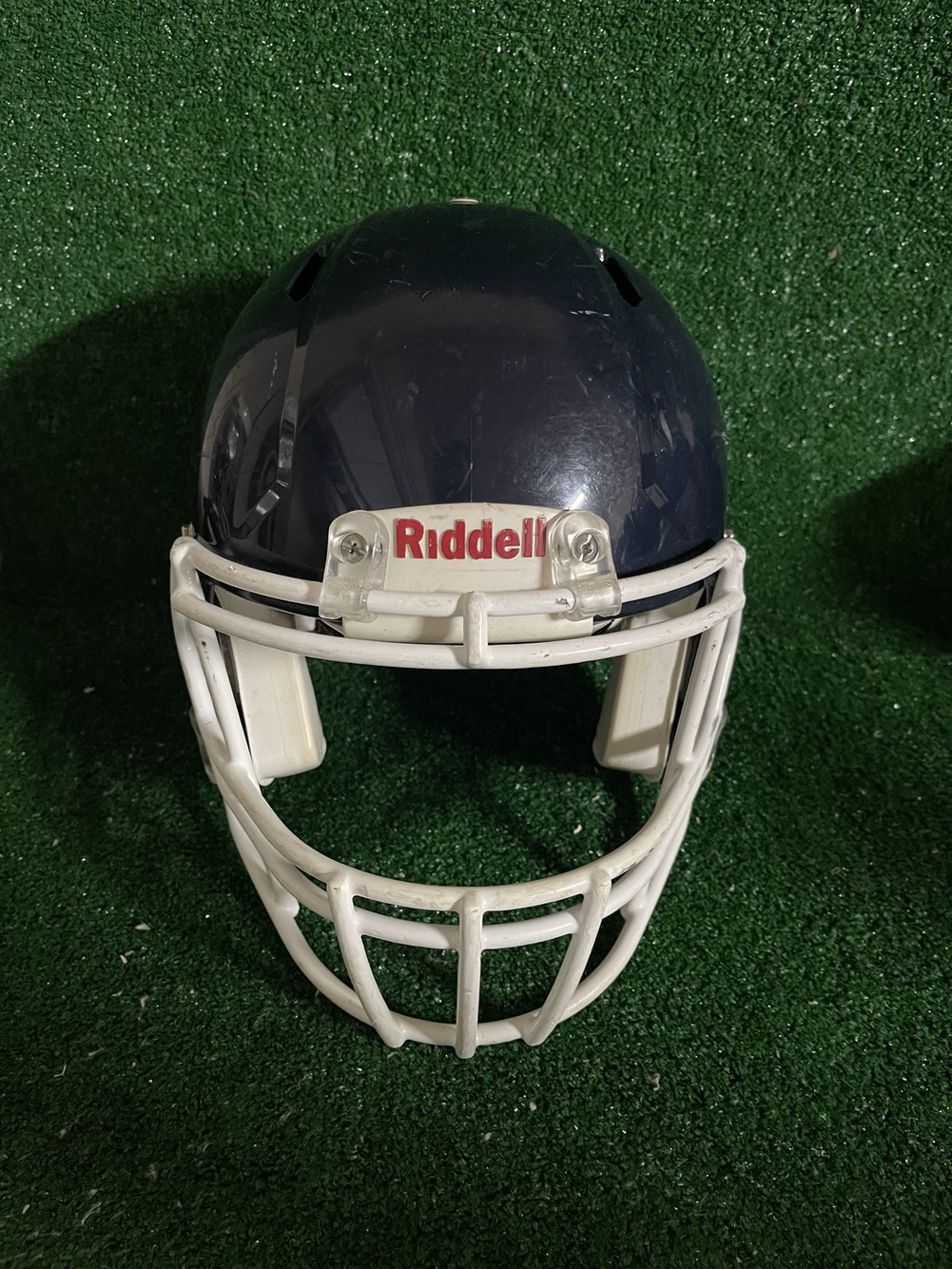 Adult Medium - Riddell Speed Football Helmet - Navy Blue | SidelineSwap