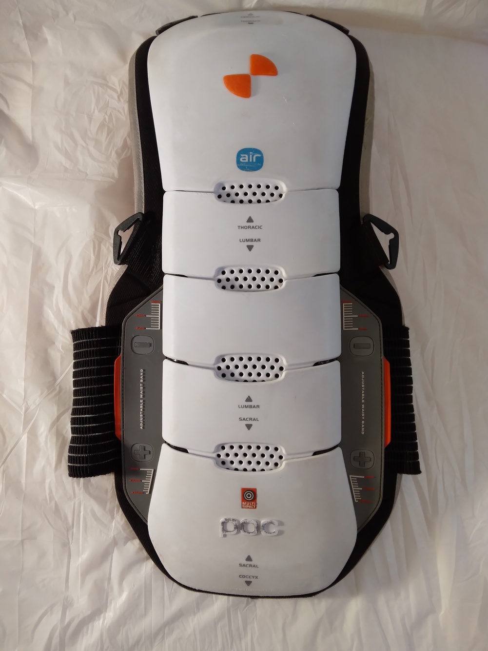 POC Spine Ergo Spine Protector - Size Adult MED – 23” – White/Blk ...
