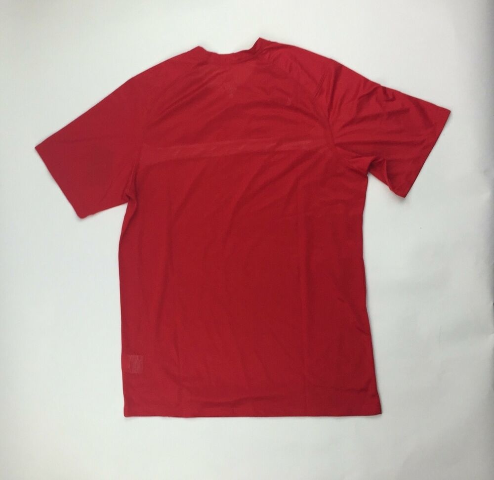 Nike Rio II Soccer Training Jersey Red White Men's Medium 379170 Futbol ...