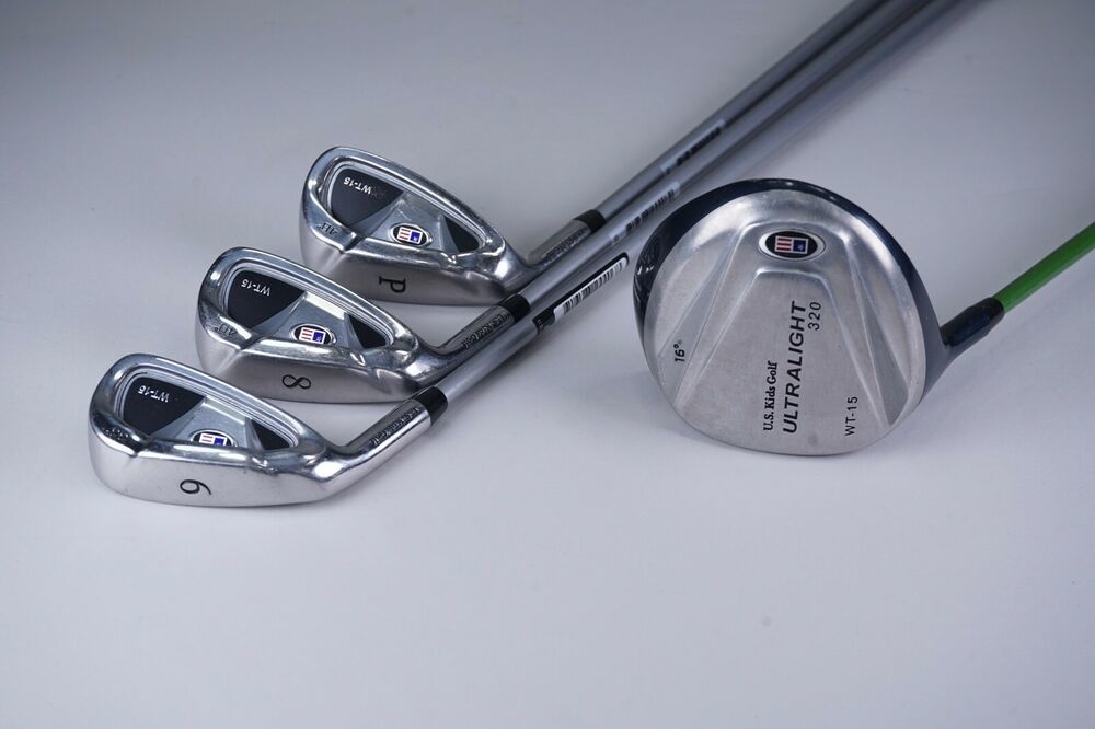 USKG ULTRALIGHT WT-15 JUNIOR GOLF SET LEFT HANDED LH, FITS 57” TALL ...