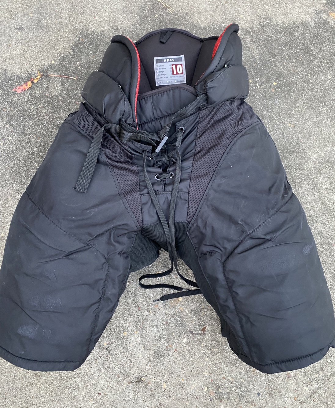 CCM HP45 Pro Stock Hockey Pants Medium Black 6550 | SidelineSwap