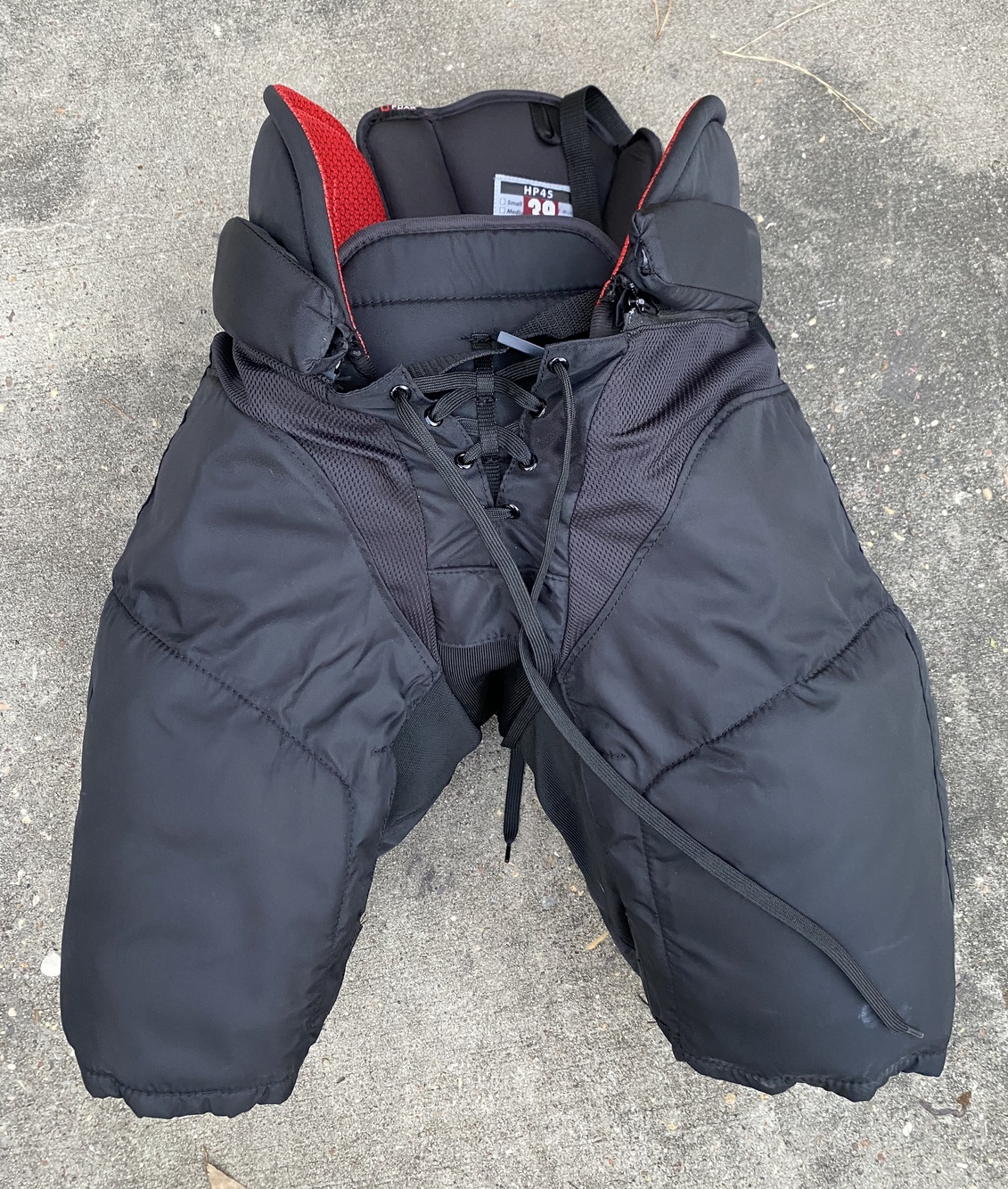 CCM HP45 Pro Stock Hockey Pants Large Black 6552 | SidelineSwap