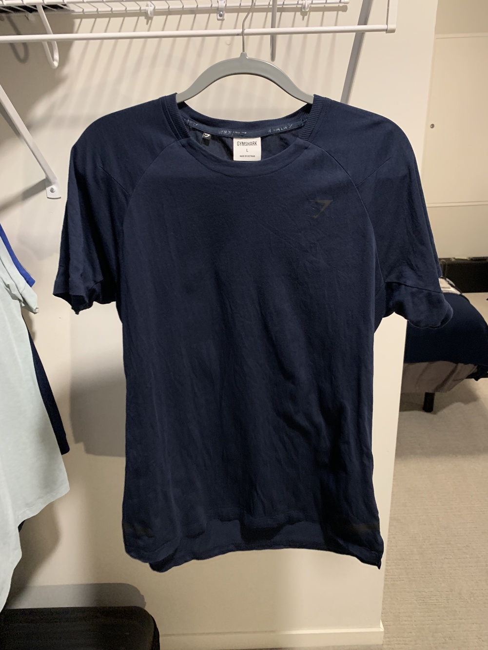 Gymshark Navy Blue Workout Tee | SidelineSwap