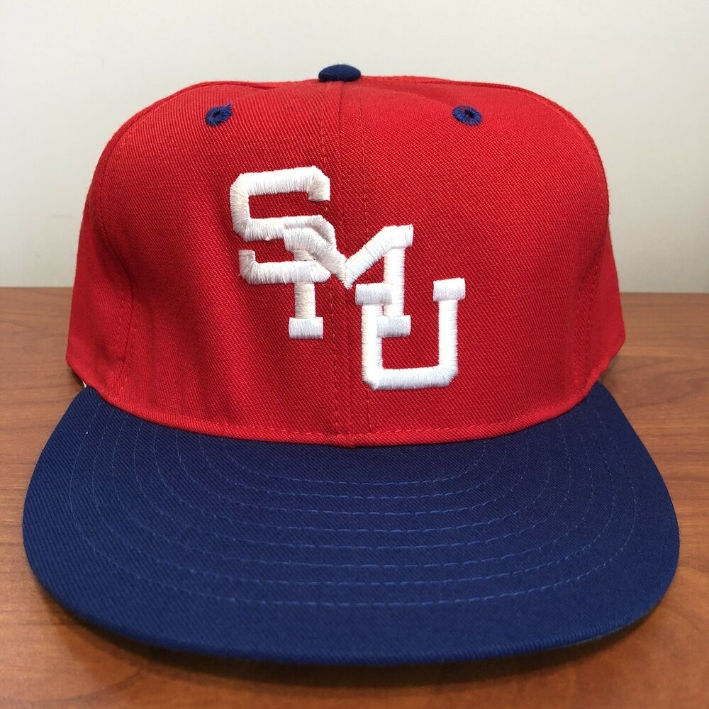 Southern Methodist University Hat Baseball Cap Fitted 7 1/2 Vintage 90s ...