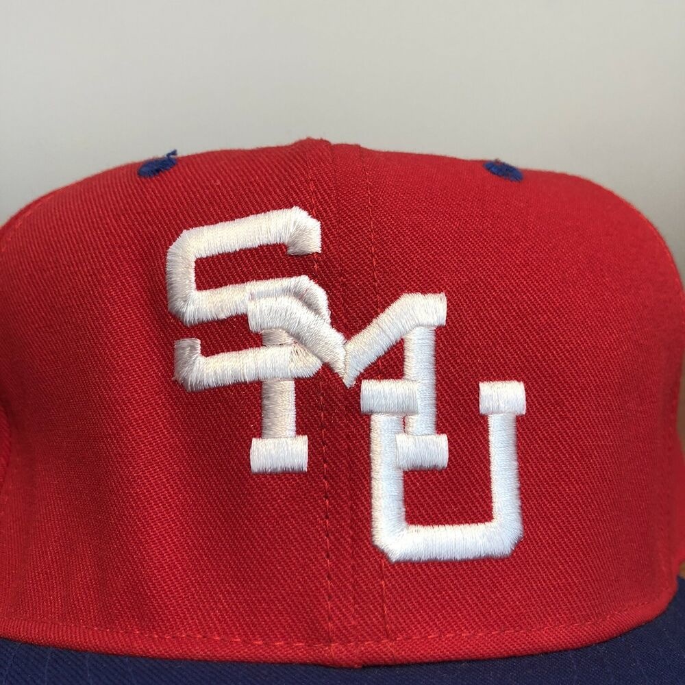 Southern Methodist University Hat Baseball Cap Fitted 7 1/2 Vintage 90s ...
