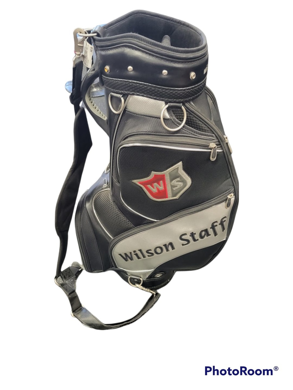 Used Wilson Staff Caddy Bag Golf Cart Bags | SidelineSwap