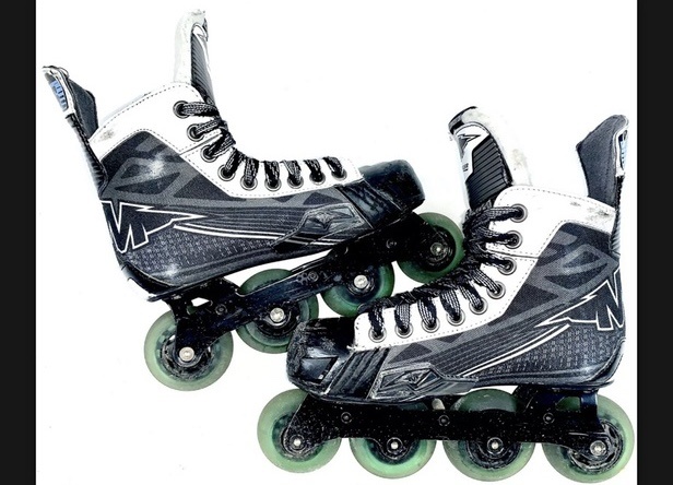 Mission Inhaler DS6 Junior Size 3E Inline Roller Hockey Skates (4 Men ...