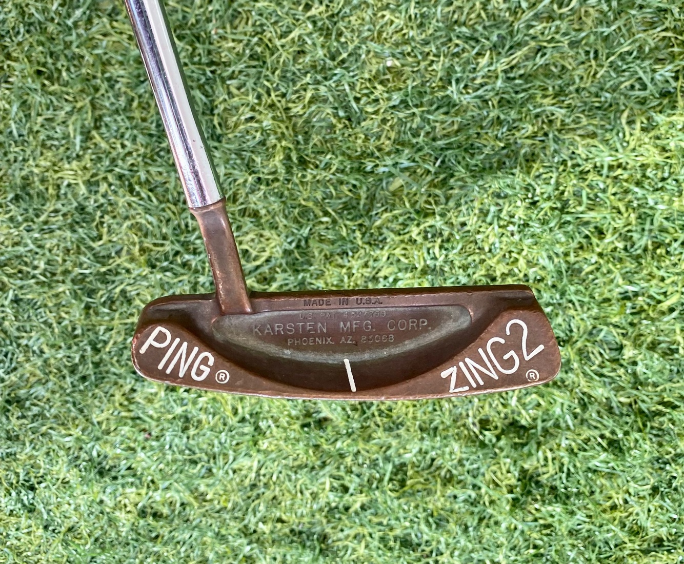 Ping Zing 2 BeCu Berrrylium Putter, RH, 35.5”, Stock Steel Shaft- Great ...