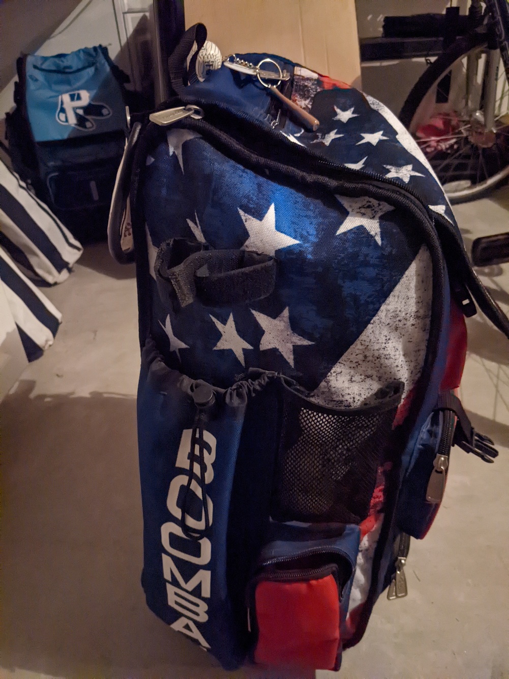 Red, White and Blue Used Boombah Bat Bag | SidelineSwap