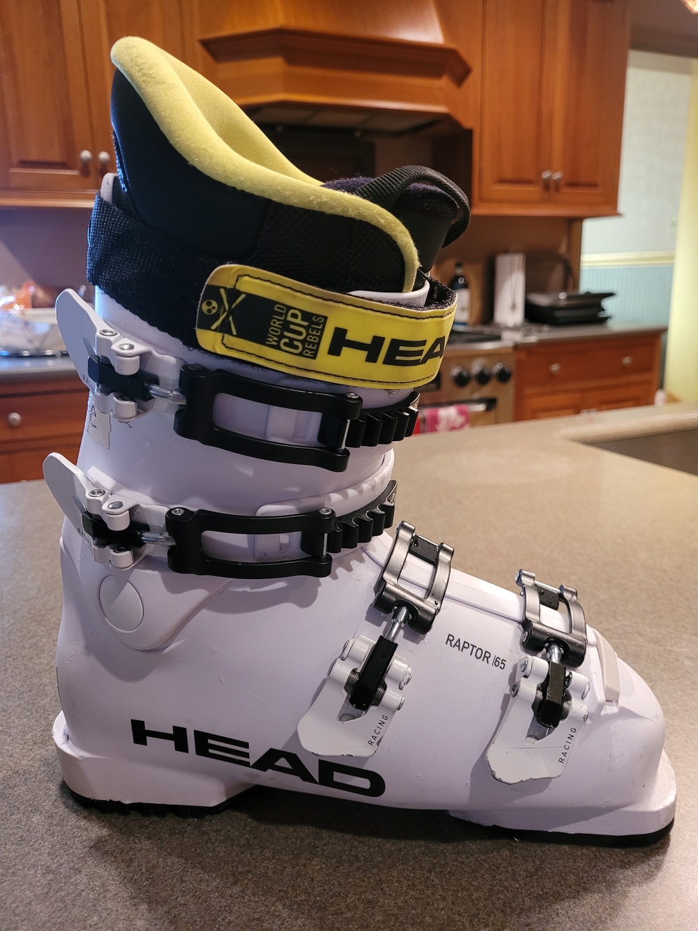 Used HEAD Racing World Cup Rebel Raptor Ski Boots Soft Flex | SidelineSwap