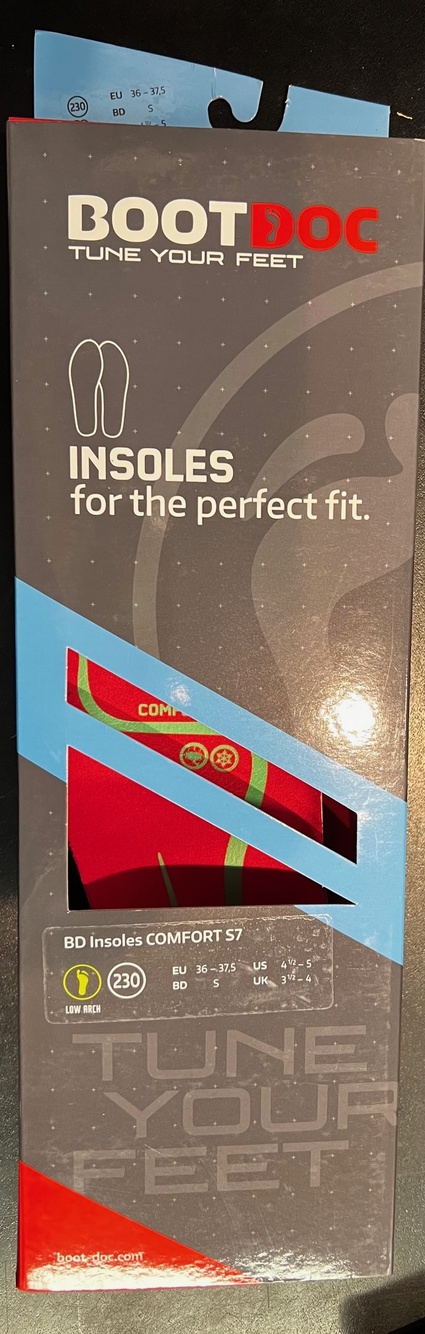 BootDoc Insloles Confort S7 size 23 Low arch | SidelineSwap