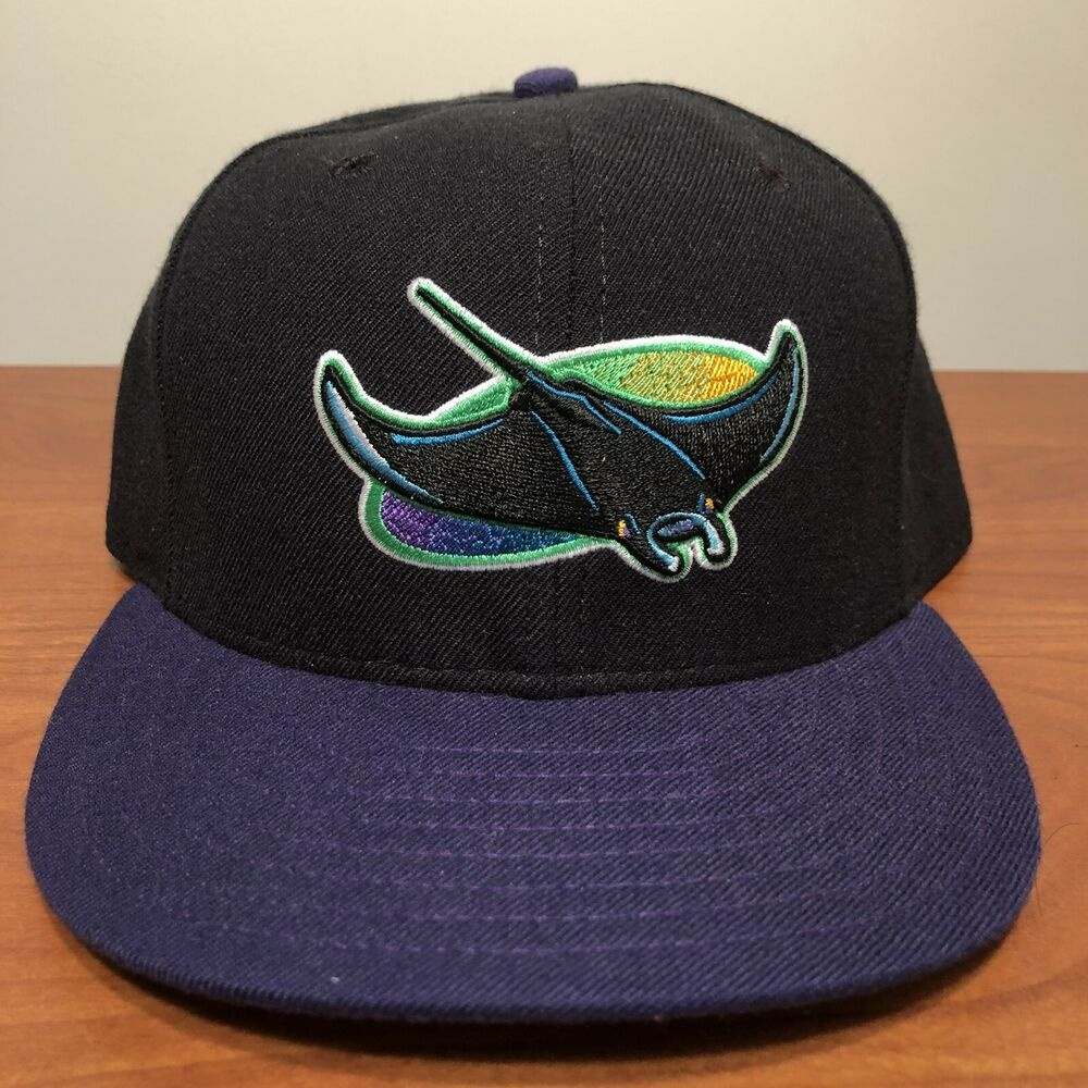 Tampa Bay Devil Rays Hat Baseball Cap Fitted 7 1/2 New Era Vintage ...